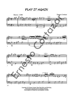 Play It Again - Sheet Music now available on ErnestoCortazar.net ...